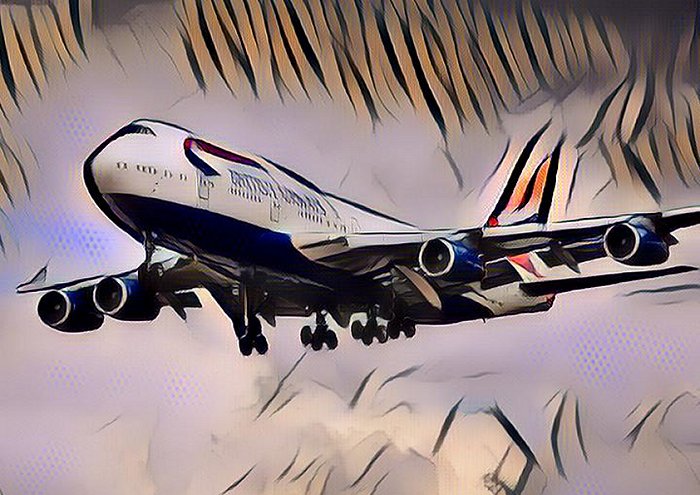 British Airways 747 Wall Art by Creative Bubble Art Framed Print (2020 ...
