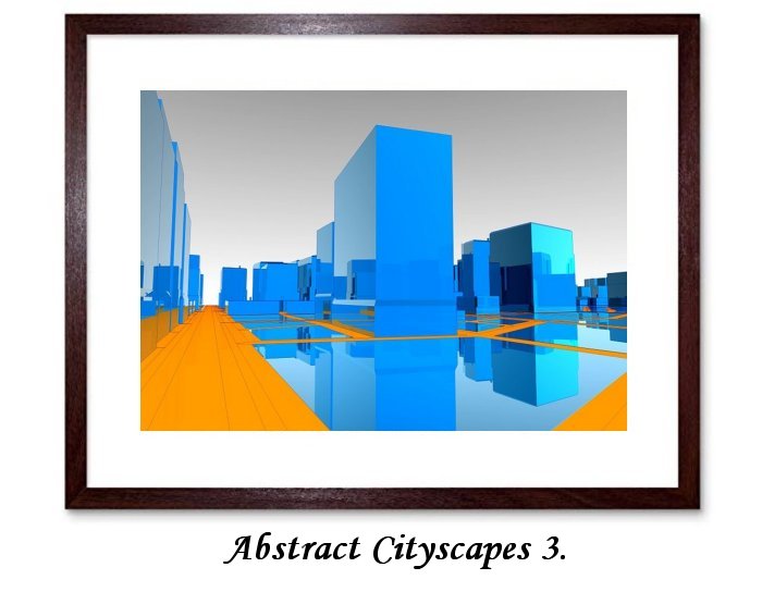 Abstract Art Cityscape Prints | www.framedwallartprints.co.uk