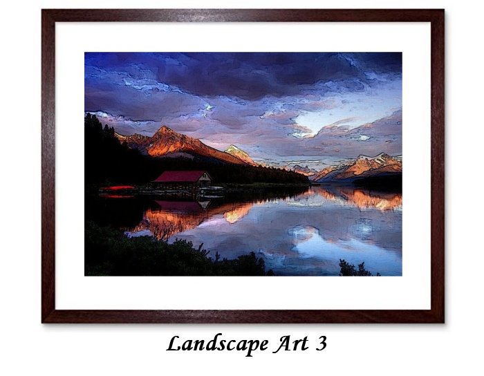 Landscape Art Framed Prints | www.framedwallartprints.co.uk