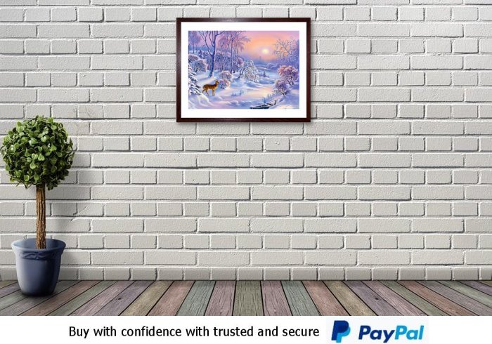 Framed Winter Scenes Prints | Framed Winter Art Prints